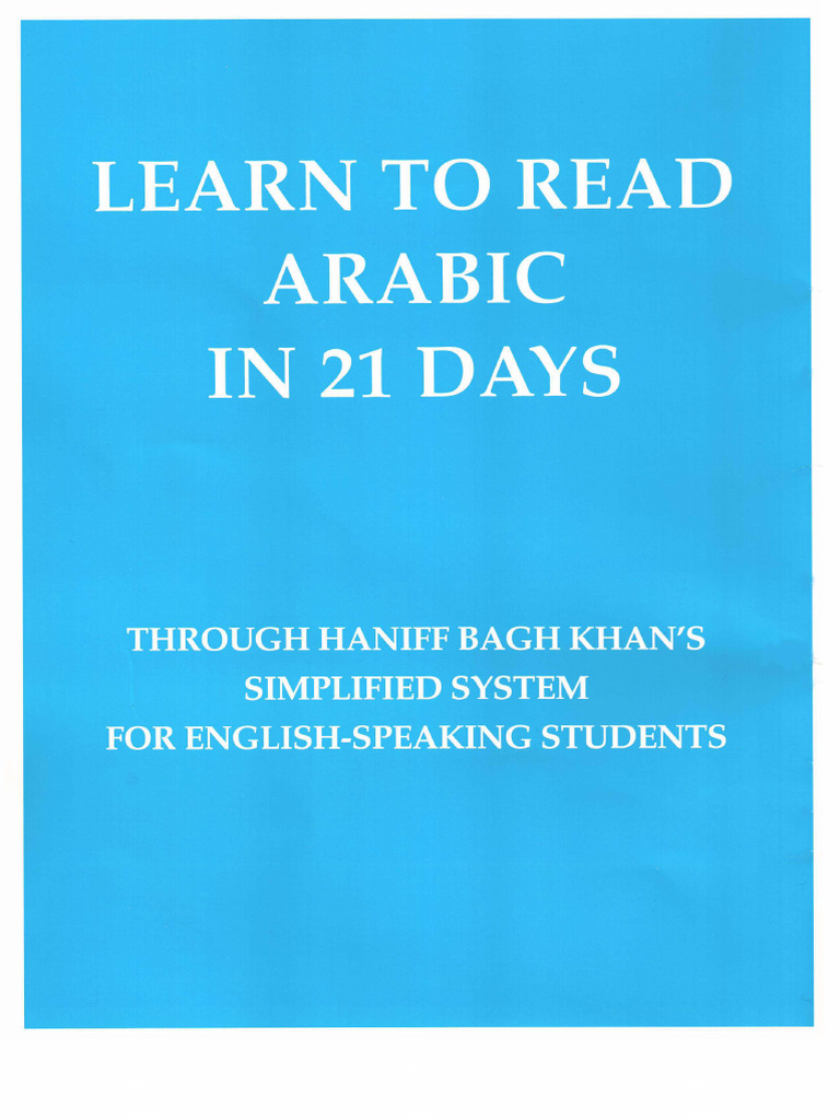 Learn To Read Arabic | PDF | Vowel | Orthography