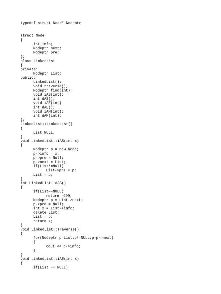 Double Linked List Code 15102024 092746am | PDF | Computer Programming ...