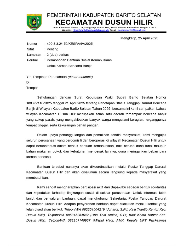 Laporan Banjir PDF | PDF