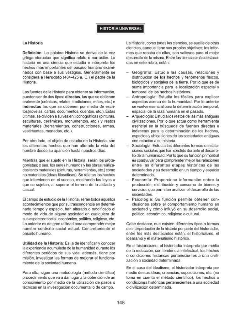 Historia Universal | PDF