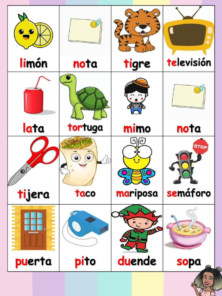 loteria de palabras | PDF