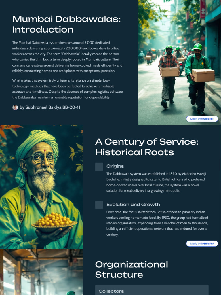 Mumbai Dabbawalas: Efficient Meal Delivery | PDF | Brand | Economies