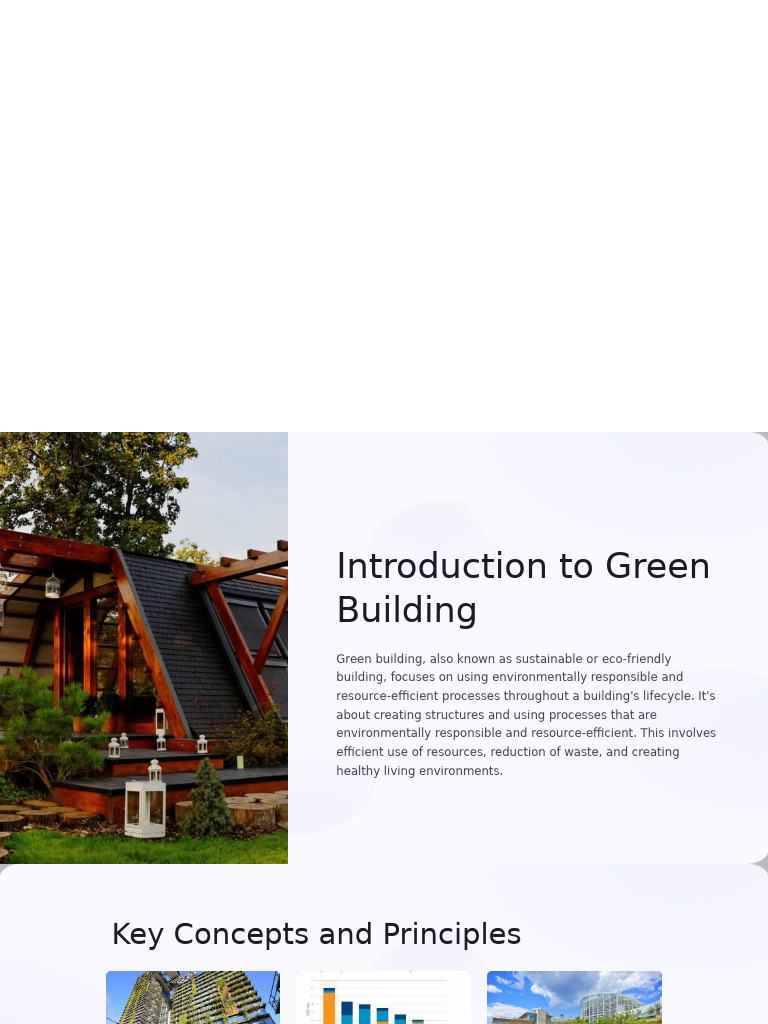 Introduction To Green Building | PDF | Green Building | Sustainable Design