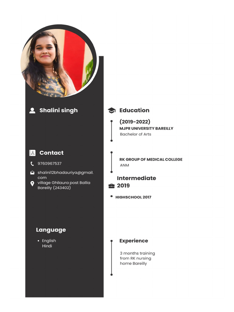 Shalini Resume | PDF