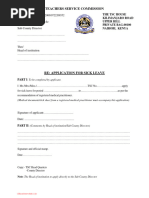 TSC Bank Form | PDF