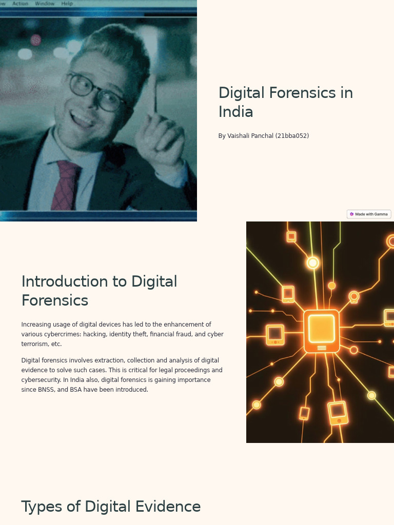 Digital Forensics in India | PDF | Digital Forensics | Cybercrime