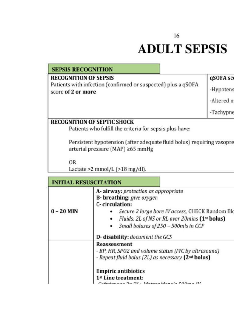 SEPSIS | PDF