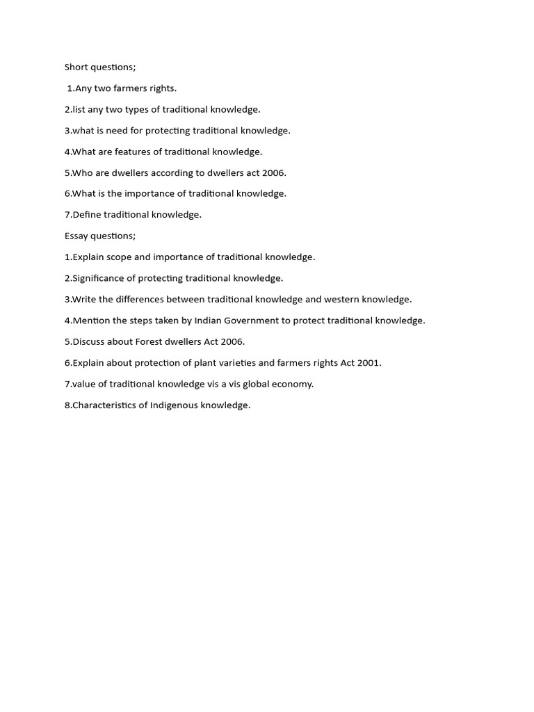 Imp Questions Itk 1 Pdf