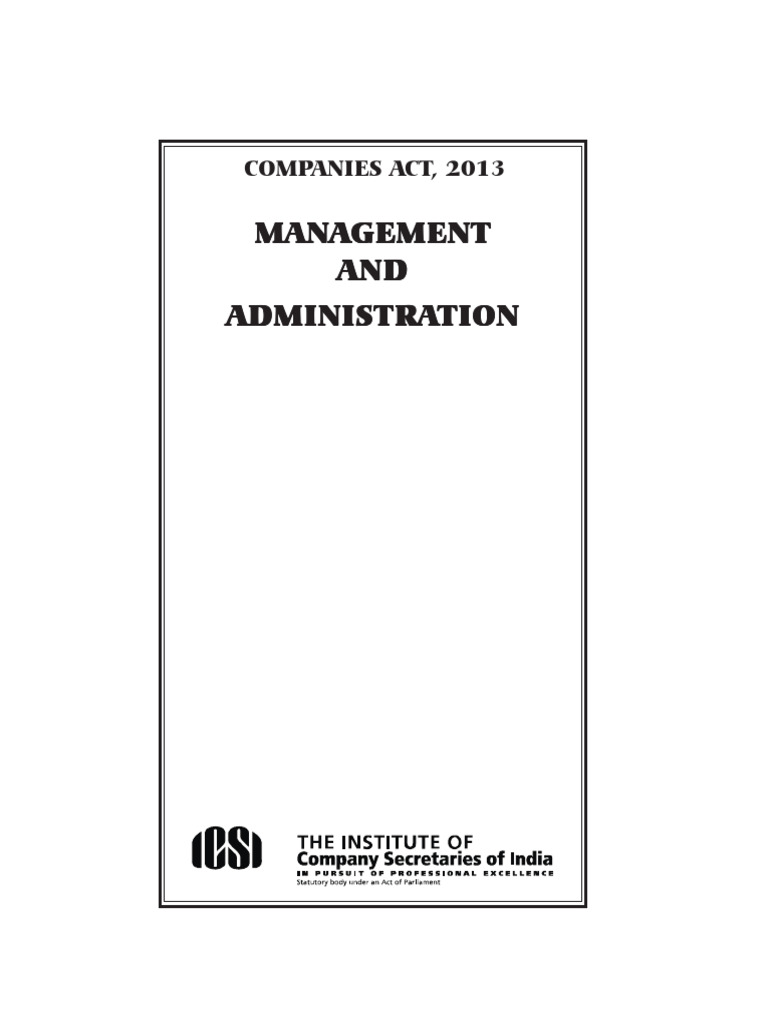 Management and Administration | PDF | Quorum | Proxy Voting