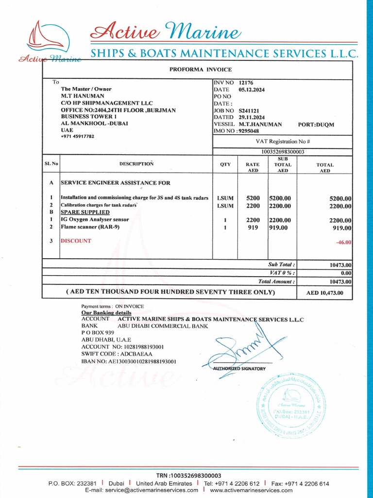 12176-PI M.T.HANUMAN - HP SHIP MANAGEMENT LLC | PDF