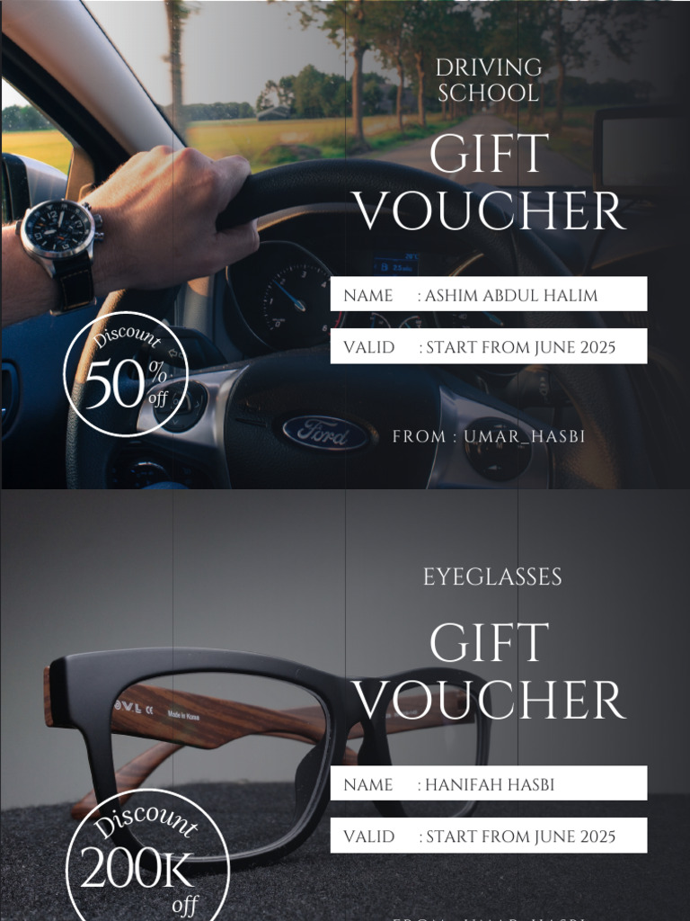 Driving School Voucher | PDF