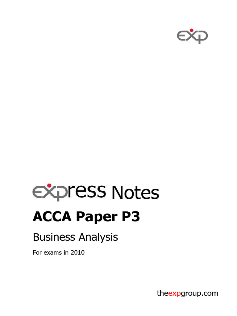 ACCA Paper P3 Business Analysis | PDF | Economies