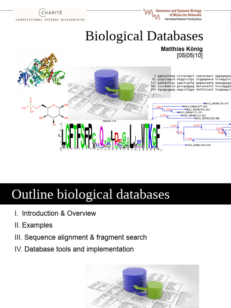 Koenig Biological Databases | PDF | Computational Biology | Biostatistics