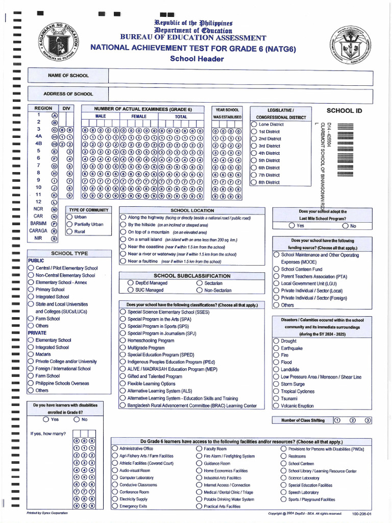 School Header Nat | PDF