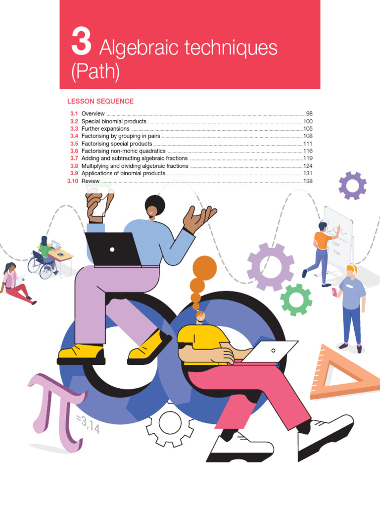 c 03 Algebraic Techniques Path | PDF | Factorization | Area