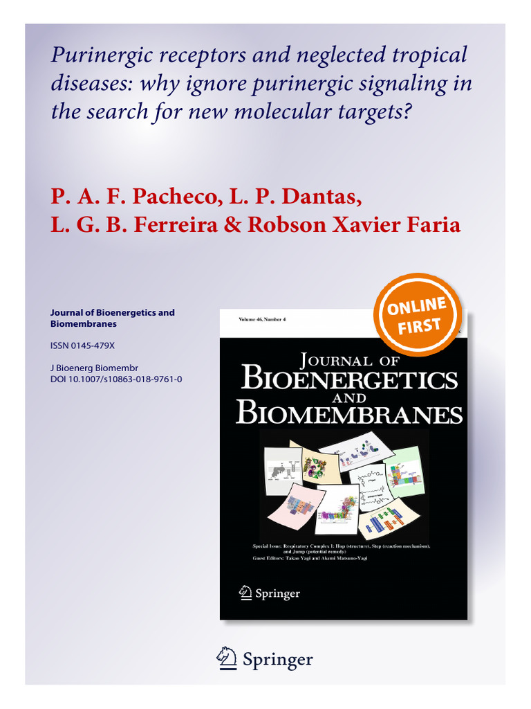 Purinergic Receptors and Neglected Tropical Diseases Why Ignore ...