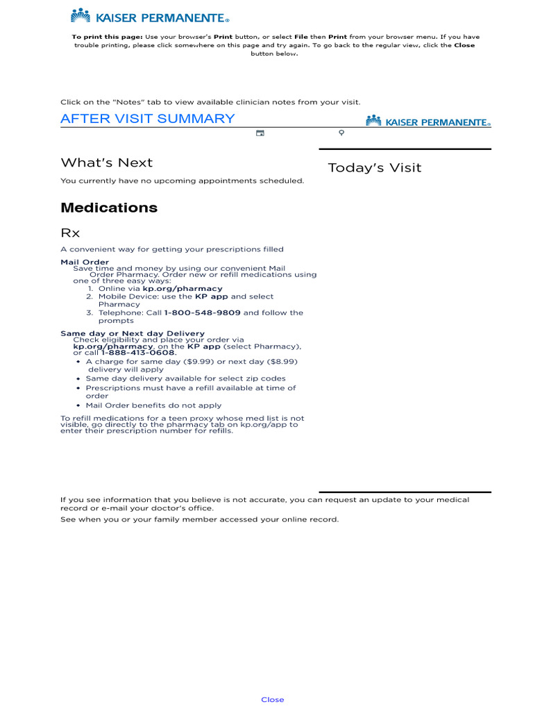 Patient Summary and Prescription Info | PDF | Medical Prescription ...
