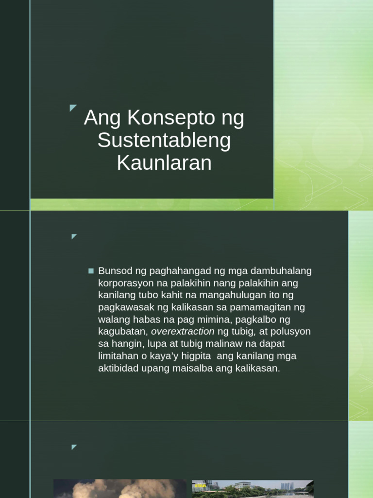 YUNIT-4 ppt4 Sustentableng Kaunlaran | PDF
