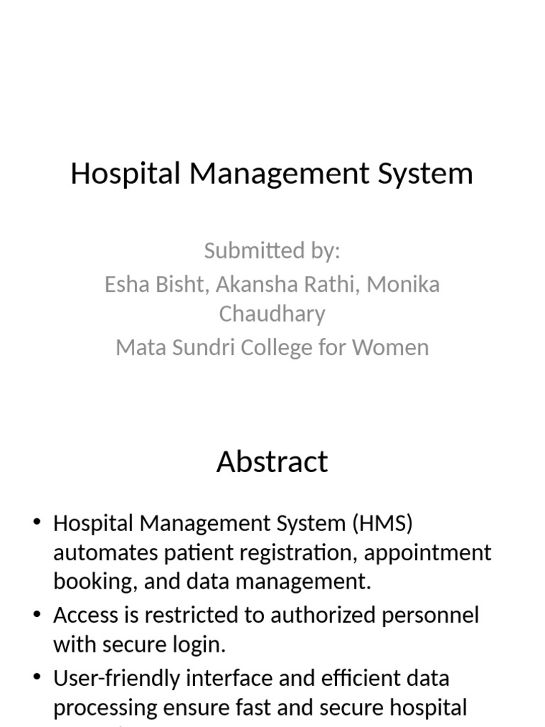 HMS Presentation Compatible | PDF