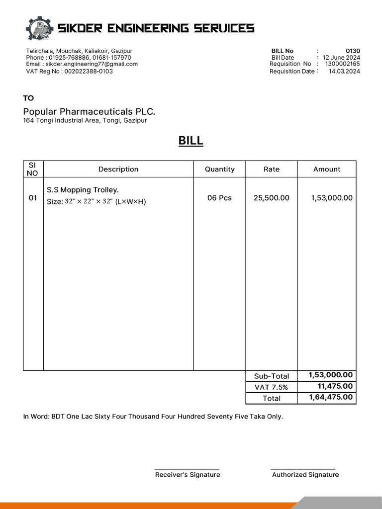 Bill | PDF
