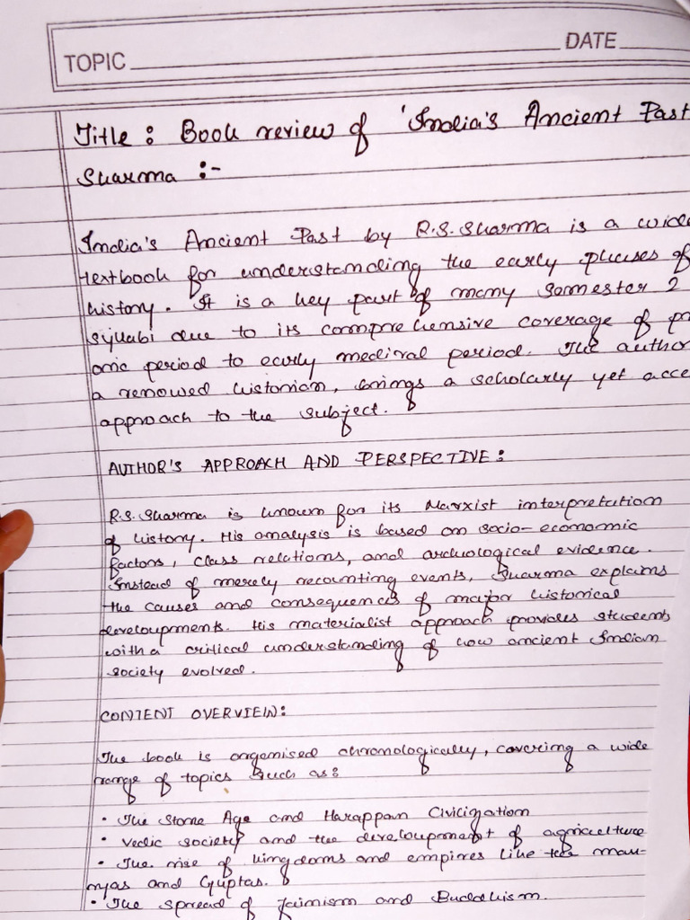 r s sharma book review | PDF