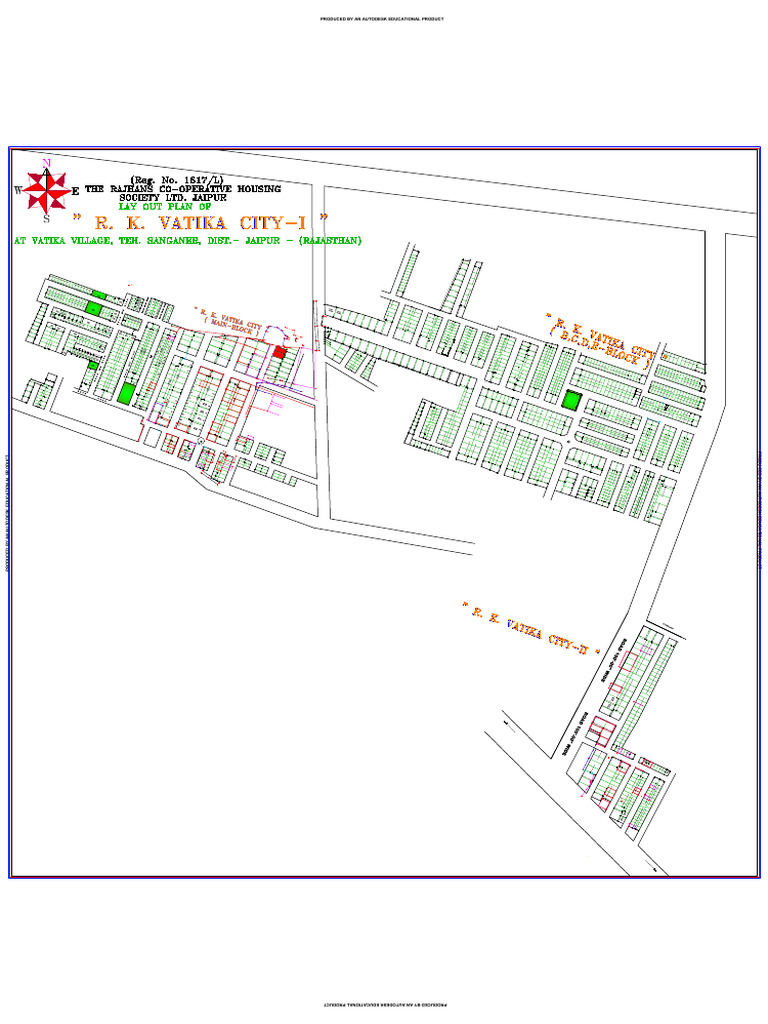 R.K.city a&F-ALL Block Site Plan FINAL.31!12!2013 Dwg-Model | PDF