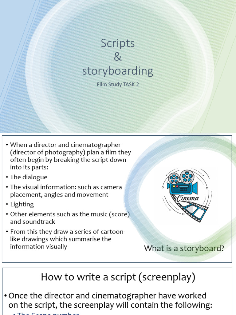 Storyboarding & Scripting | PDF | Screenplay
