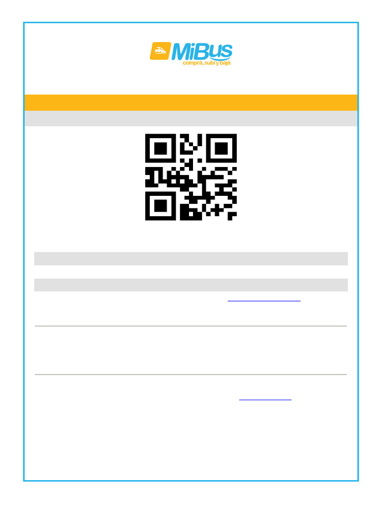 Mibus Tickets | PDF | Transporte