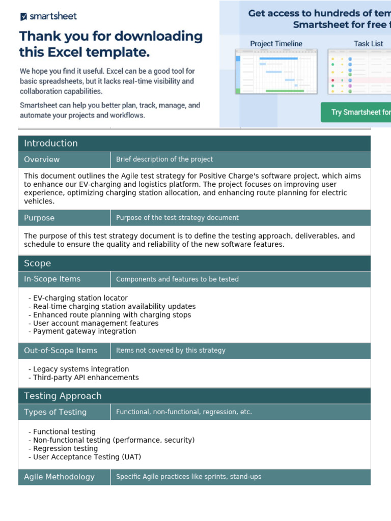 Ic Agile Test Strategy Template Example 12143 | PDF | Agile Software ...