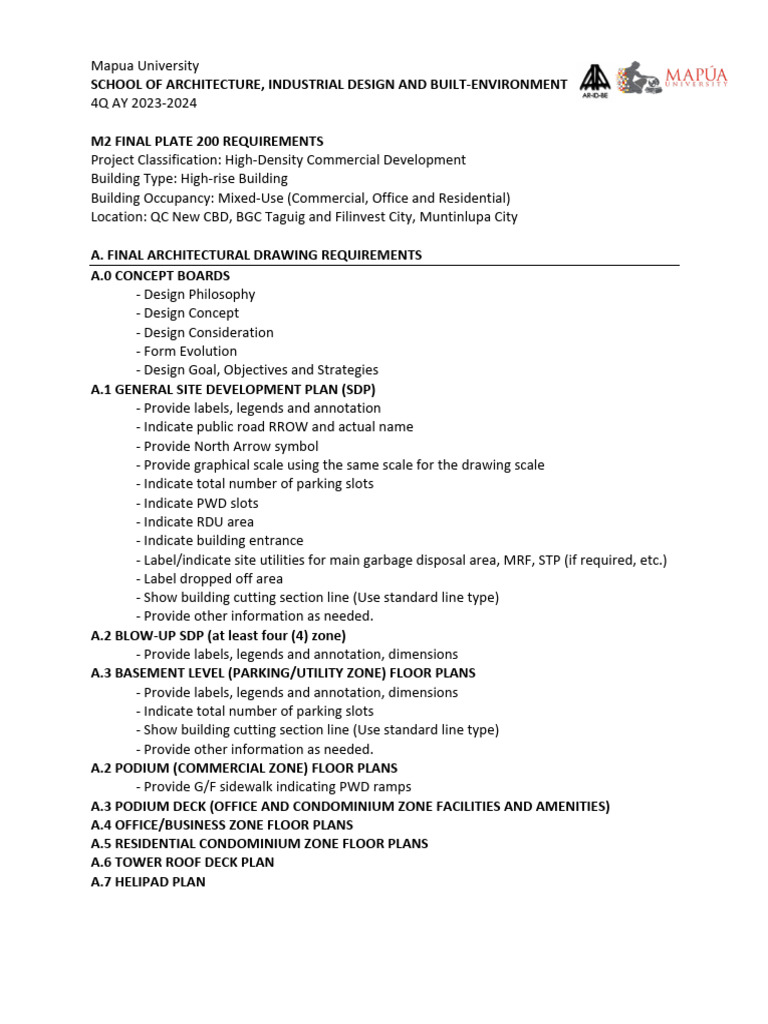 M2 Plate 200 Requirements | PDF