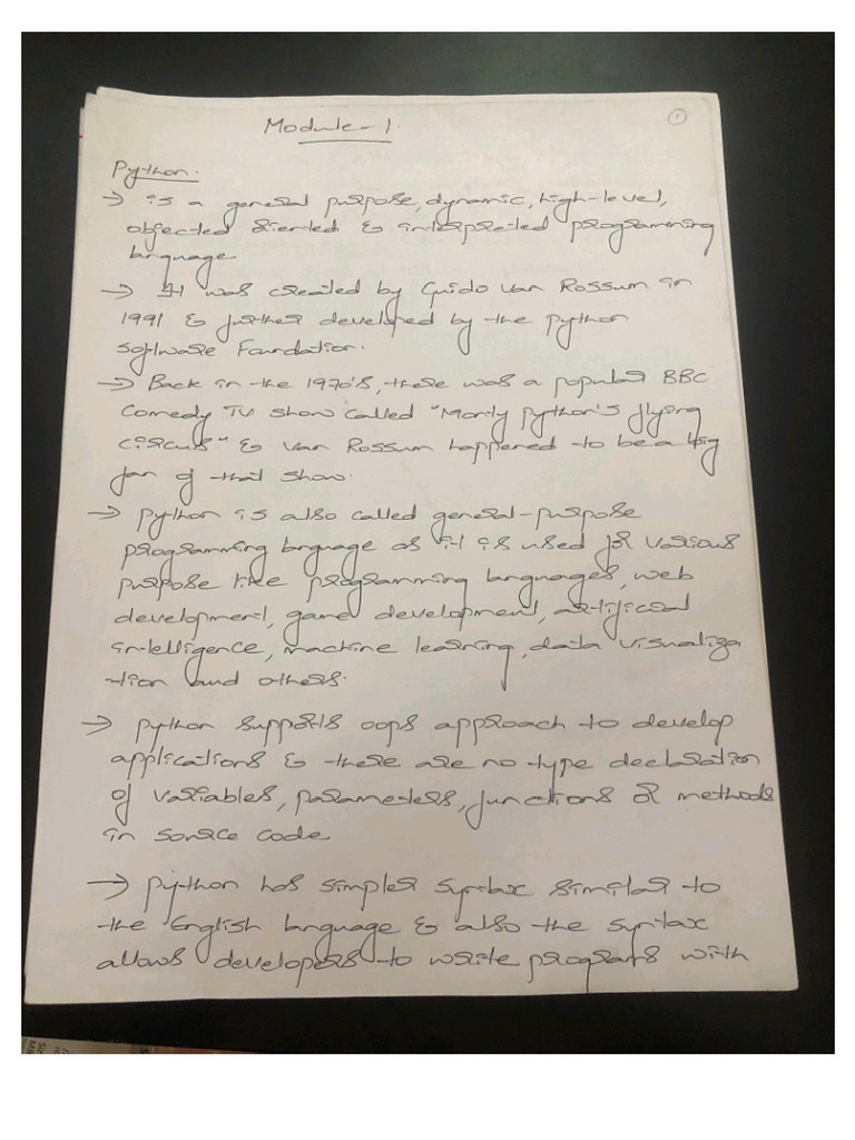 LPP Module 1 Notes | PDF