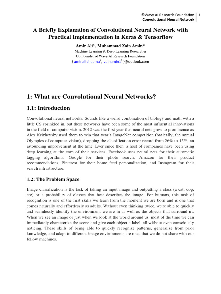 Convolutional Neural Network | PDF | Applied Mathematics | Computational Neuroscience
