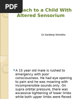 Altered Sensorium 2019 | PDF | Coma | Brainstem