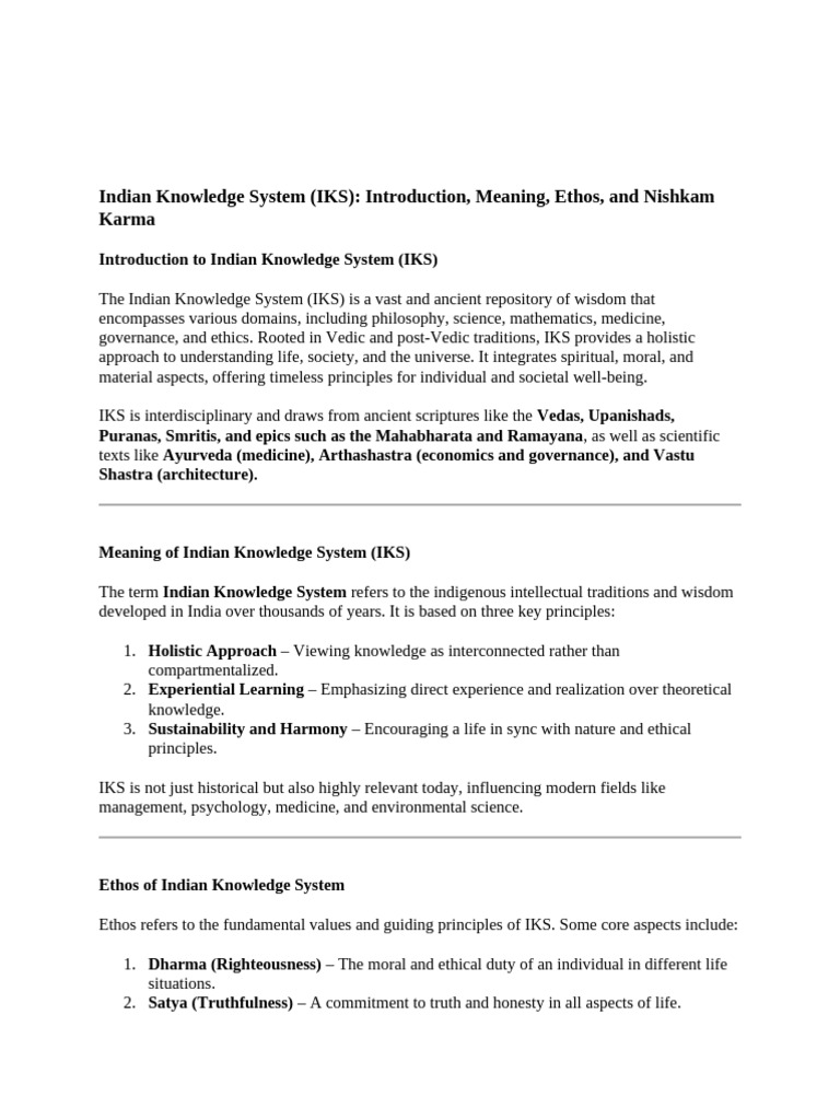 Indian Knowledge System 1 Pdf Yoga Asana