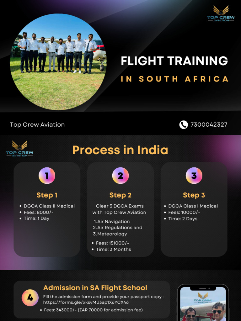 Flight Training in South Africa - TCA | PDF | Travel Visa | Aviation