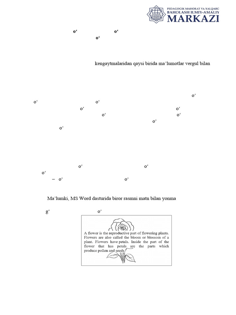9-Sinf 3-ChSB Demo 3-Chorak Uz | PDF