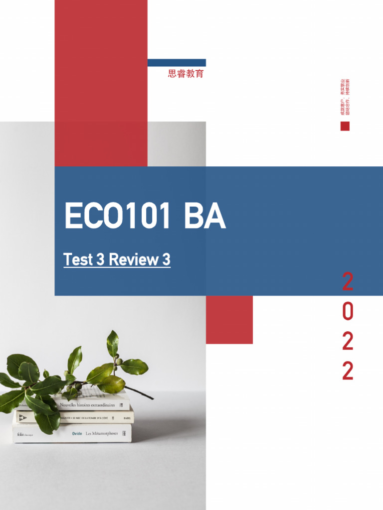 F23 ECO101BA Term Test 3 Review 3 | PDF | Labour Economics | Production ...
