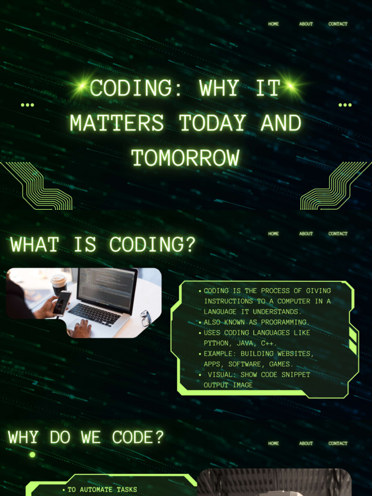 Coding Why It Matters Today and Tomorrow - Compressed | PDF