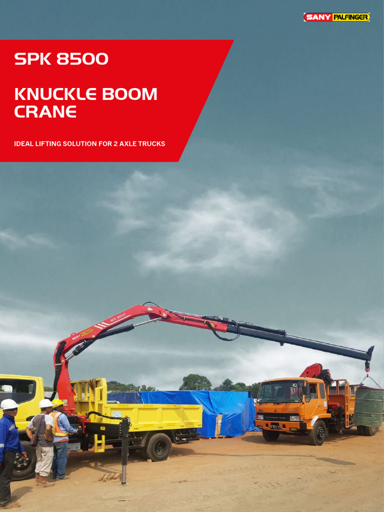 SPK 8500 Knuckle Boom Crane Overview | PDF | Crane (Machine ...