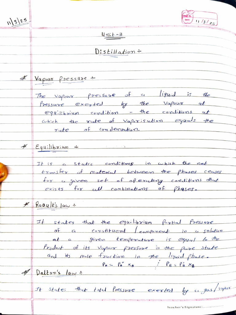 Distillation (Megh R Patel) Mass Transfer 1 | PDF