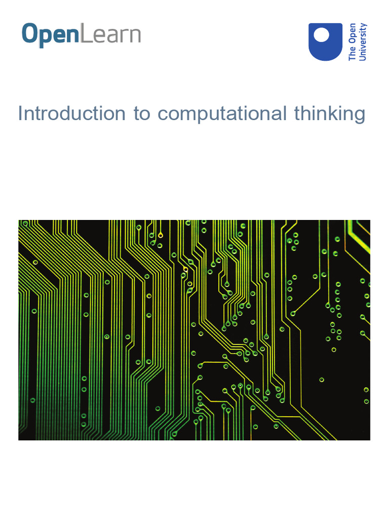 Introduction To Computational Thinking Printable | PDF | Abstraction | Abstraction (Computer ...