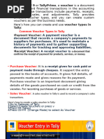 Managing Sales Returns in Tally | PDF | Invoice | Voucher