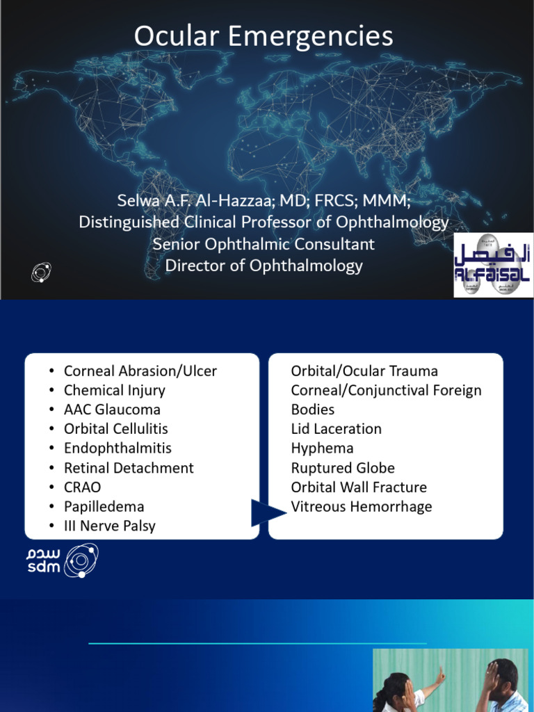 Student Ocular Emergencies | PDF | Glaucoma | Cornea
