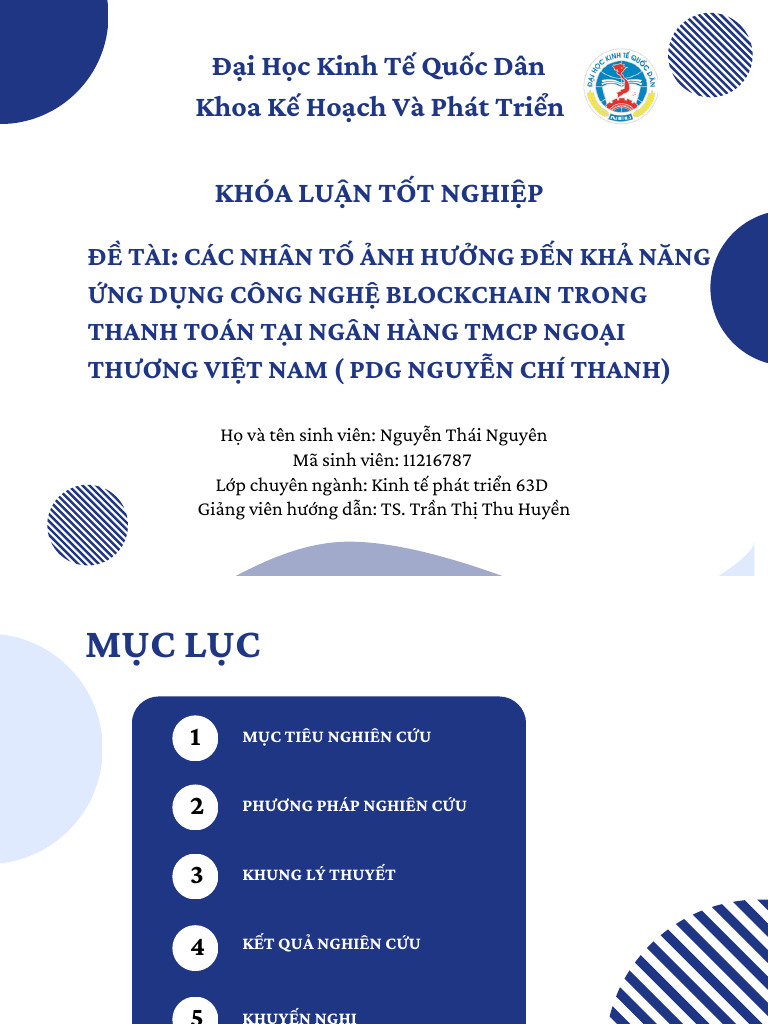 Nguyễn Thái Nguyên - Kltn | PDF