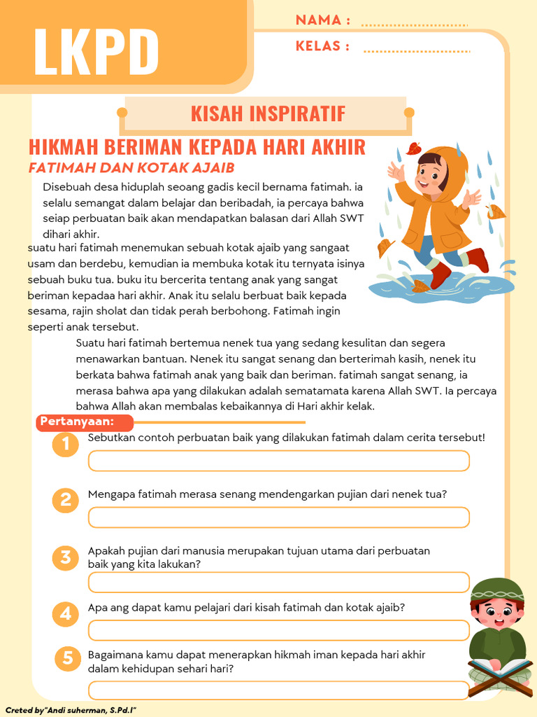 LKPD Pai Kls 5 | PDF