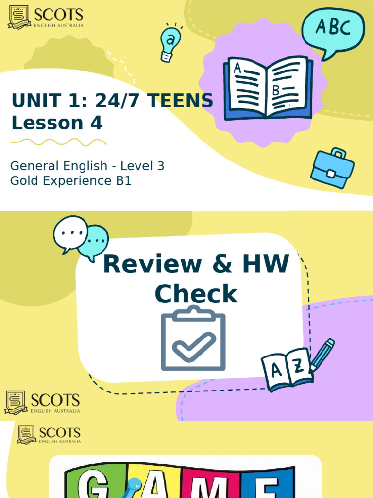 GE B1_U1_Lesson 4 Writing _ Project | PDF