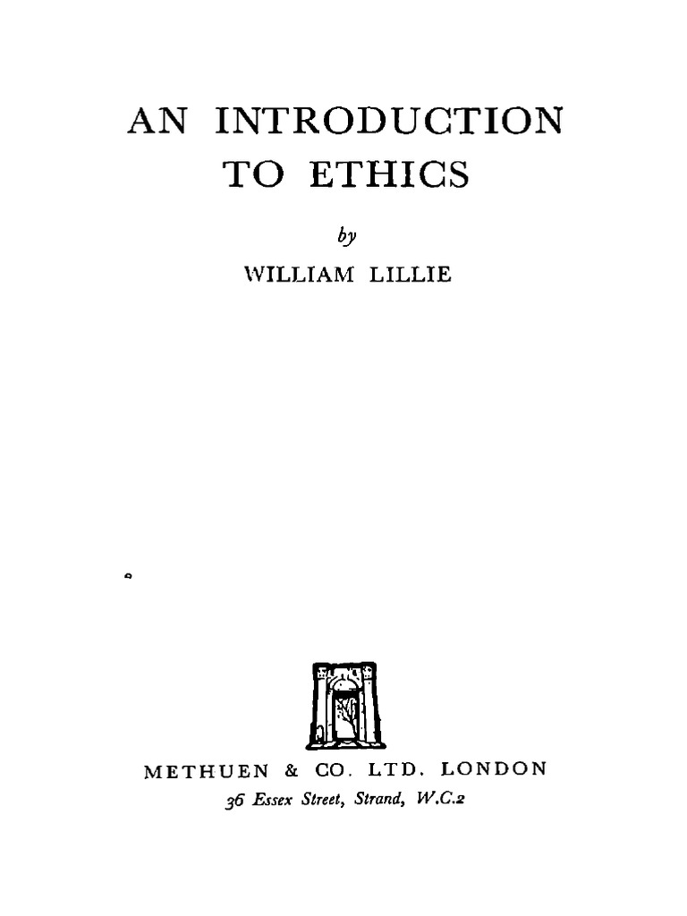 An Introduction to Ethics Copy | PDF