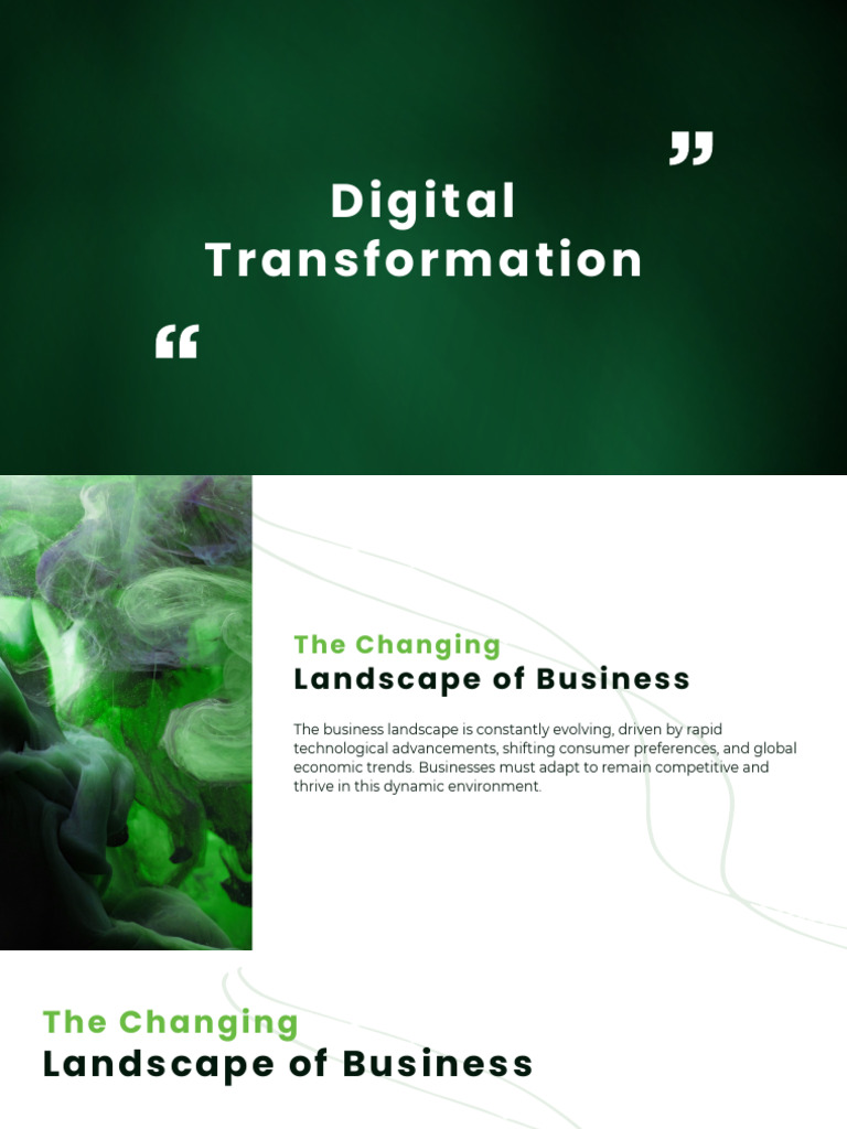 Digital Transformation Strategies for Businesses | PDF | Enterprise ...