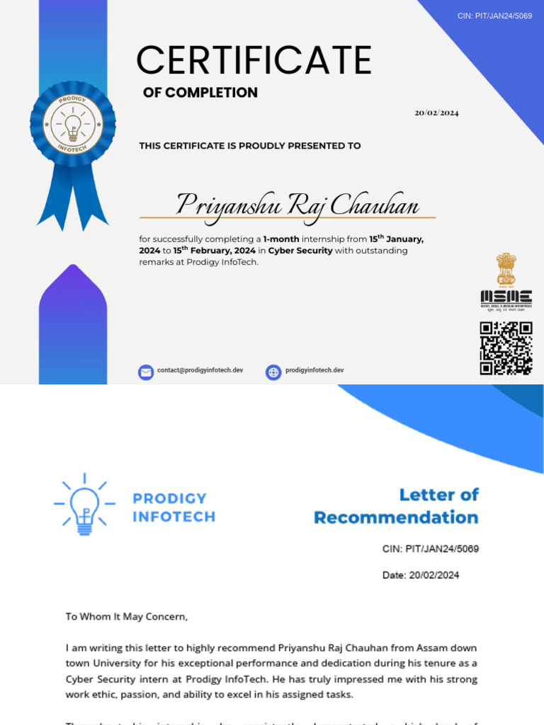 Certification_for_Internship_at_Prodigy_Infotech_with_LoR_1726476306 | PDF