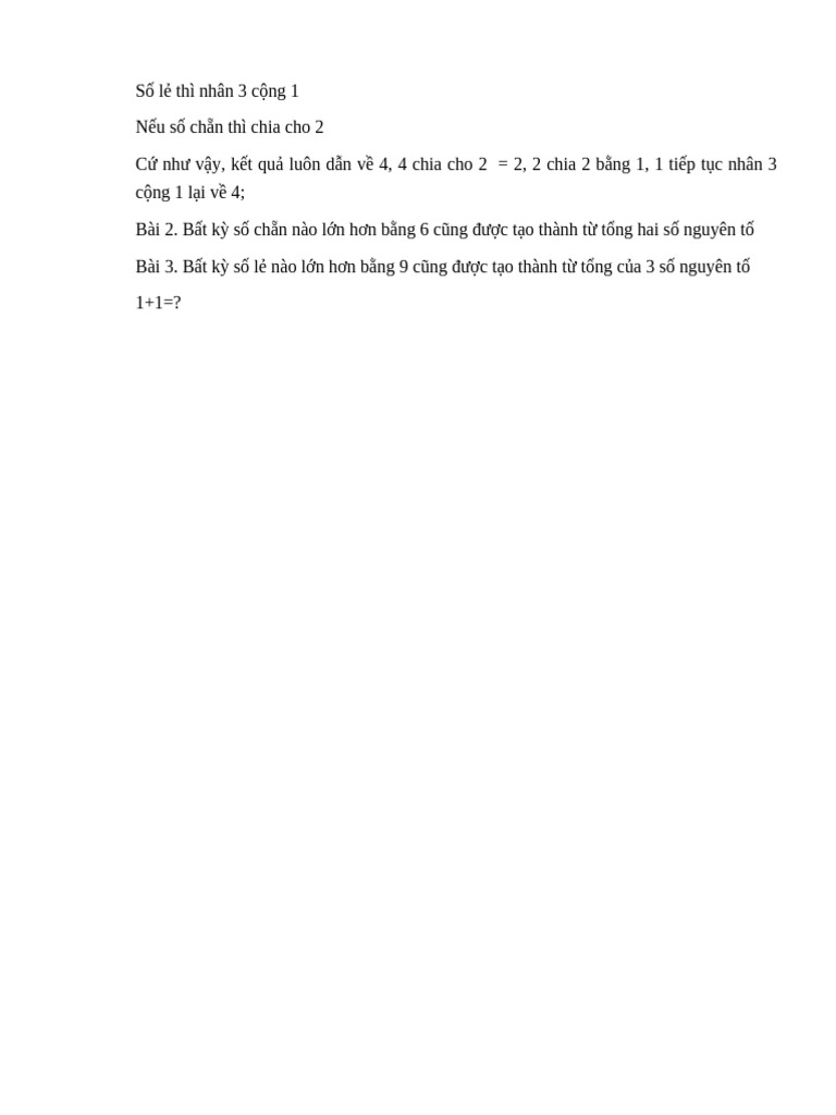 Dieu Thu Vi Ve So Le Nhan 3 Cong 1 | PDF